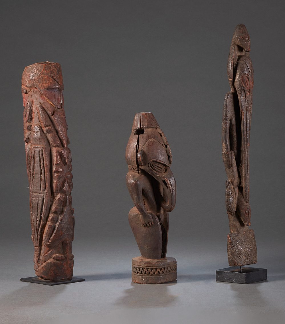 F-9 Three Ancestor Figures Chris Boylan Oceanic Art