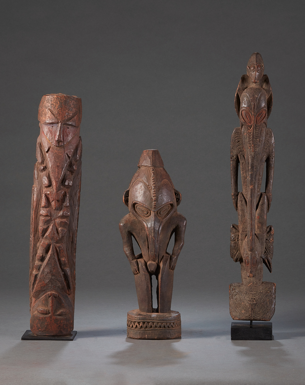 F-9 Three Ancestor Figures Chris Boylan Oceanic Art